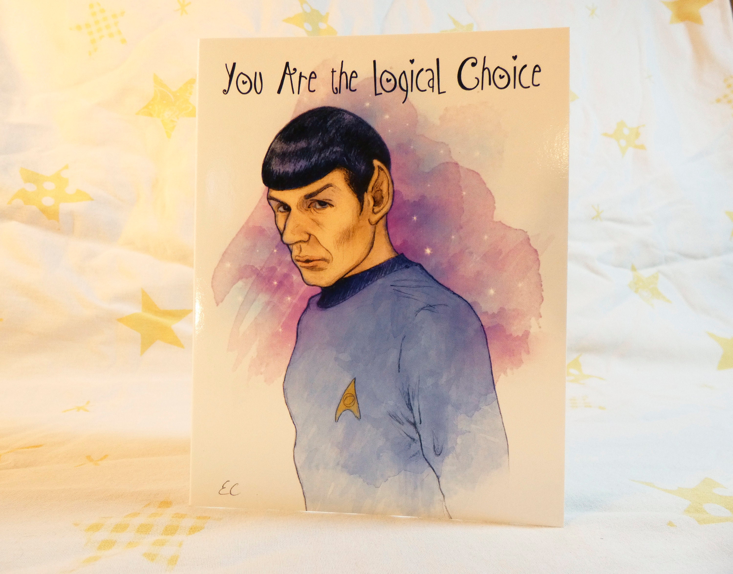 Star Trek Greeting Cards 5 Variants | Etsy
