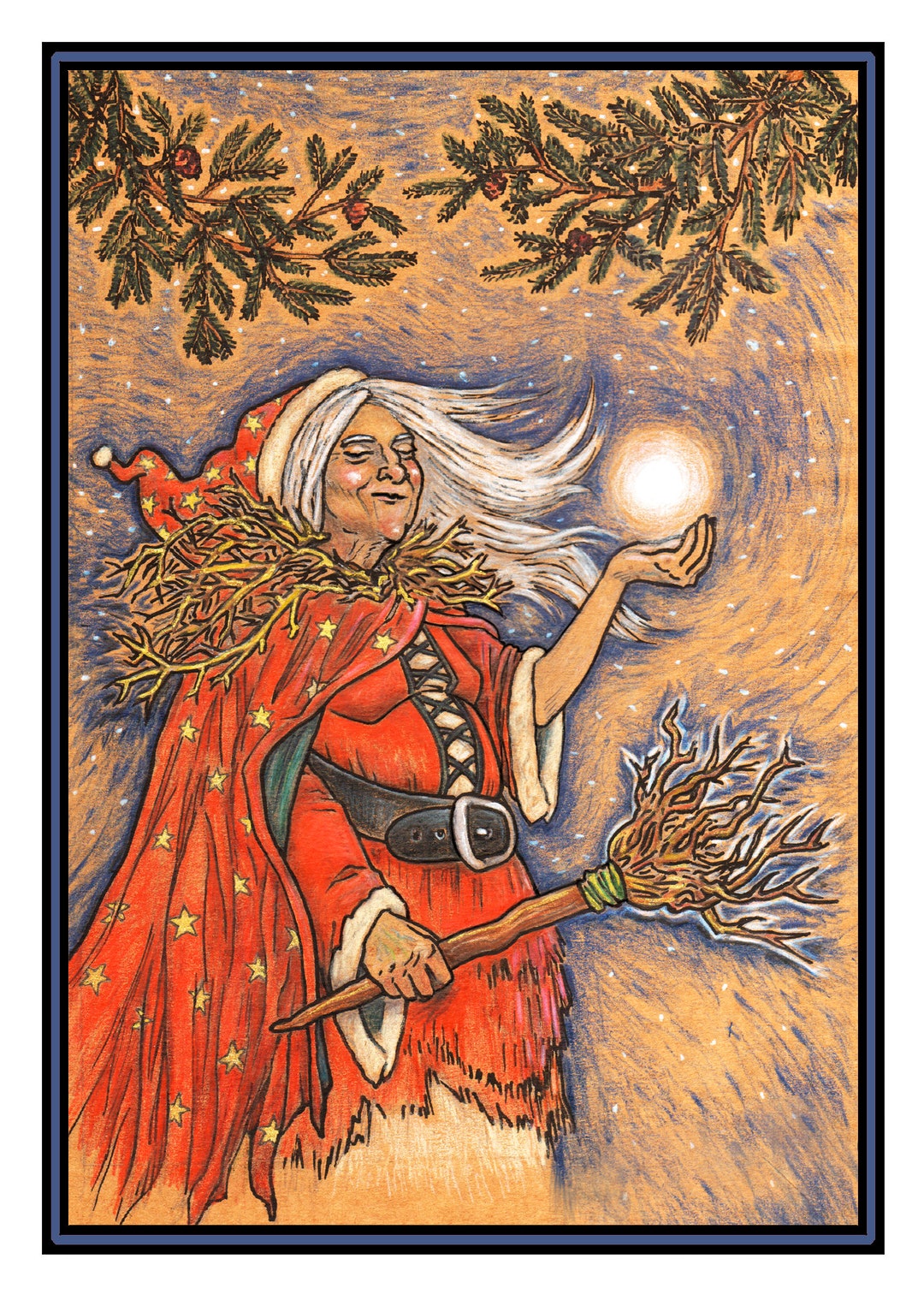 10-pack of Yule/winter Solstice Greeting Cards - Etsy