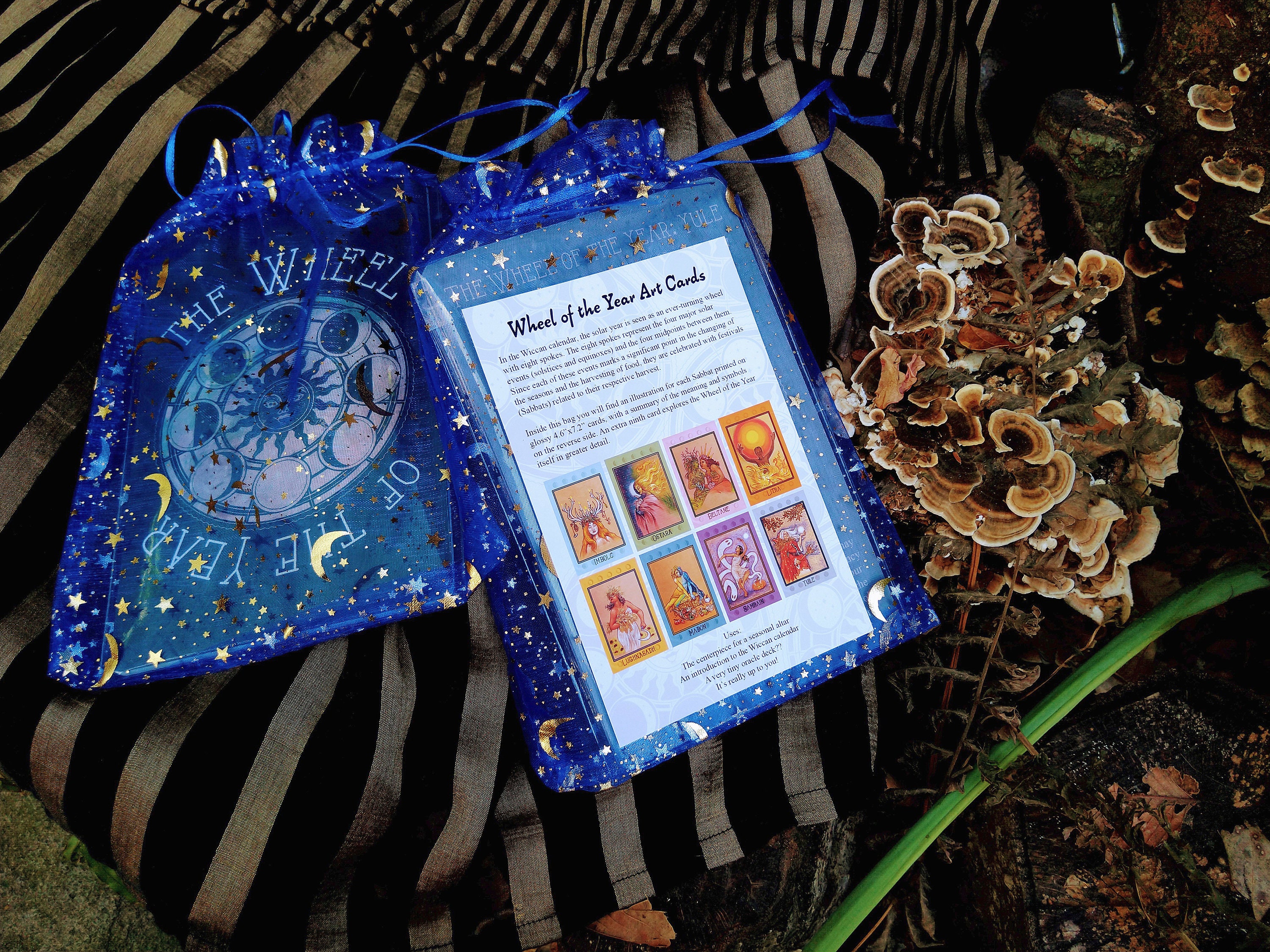 Deck of 8 Wiccan Sabbat Art Cards - Etsy