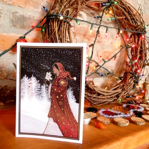 Mother Yule Greeting Card - Etsy