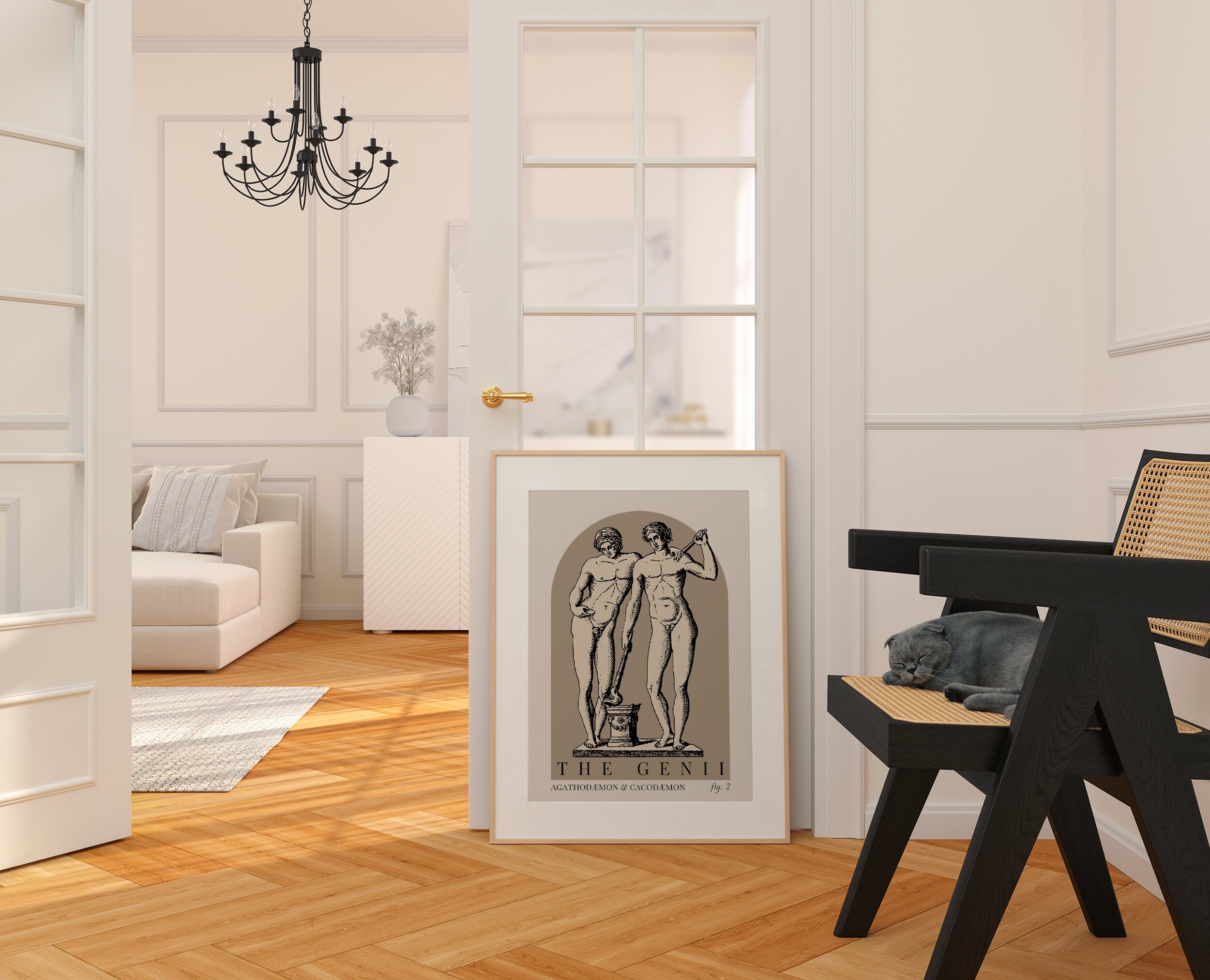 The Genii Greek Mythology Wall Art, Light Academia Printable Wall Art ...