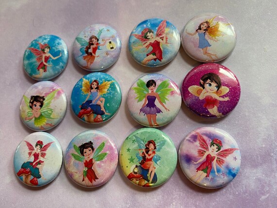 Fairies Magnets or Buttons 1 or 1.5 Table - Etsy