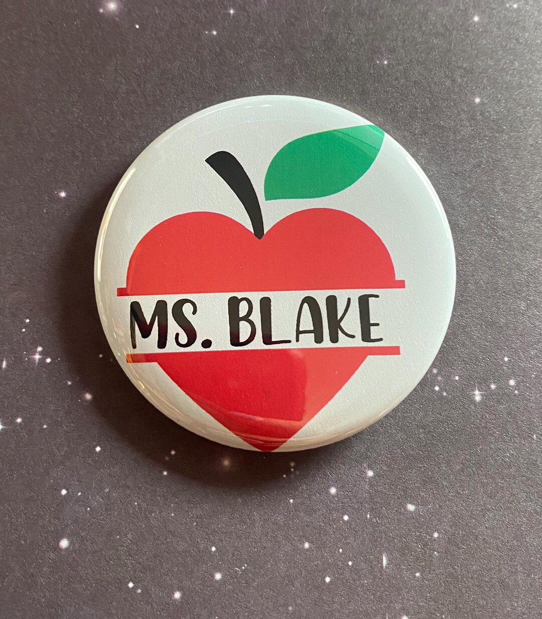 Teacher, School, Name Tags, Button or Magnetic - Customizable Name ...