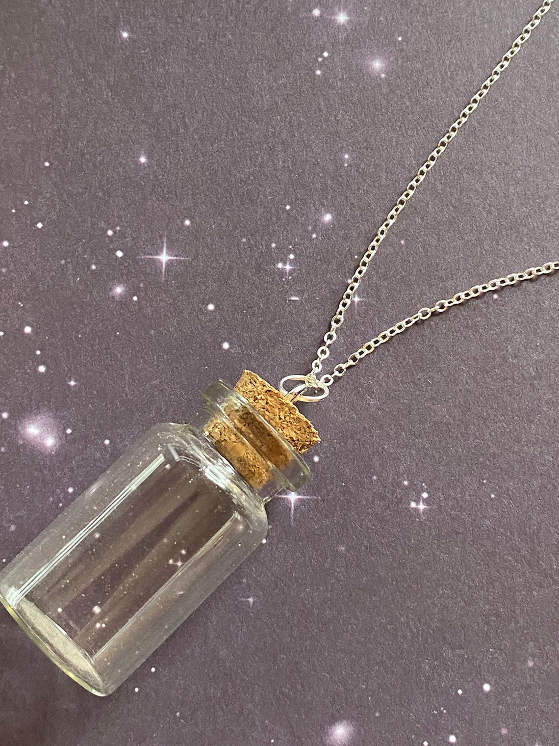 DIY Glass Bottle Necklace Sets Fillable Empty Mini Wishing - Etsy