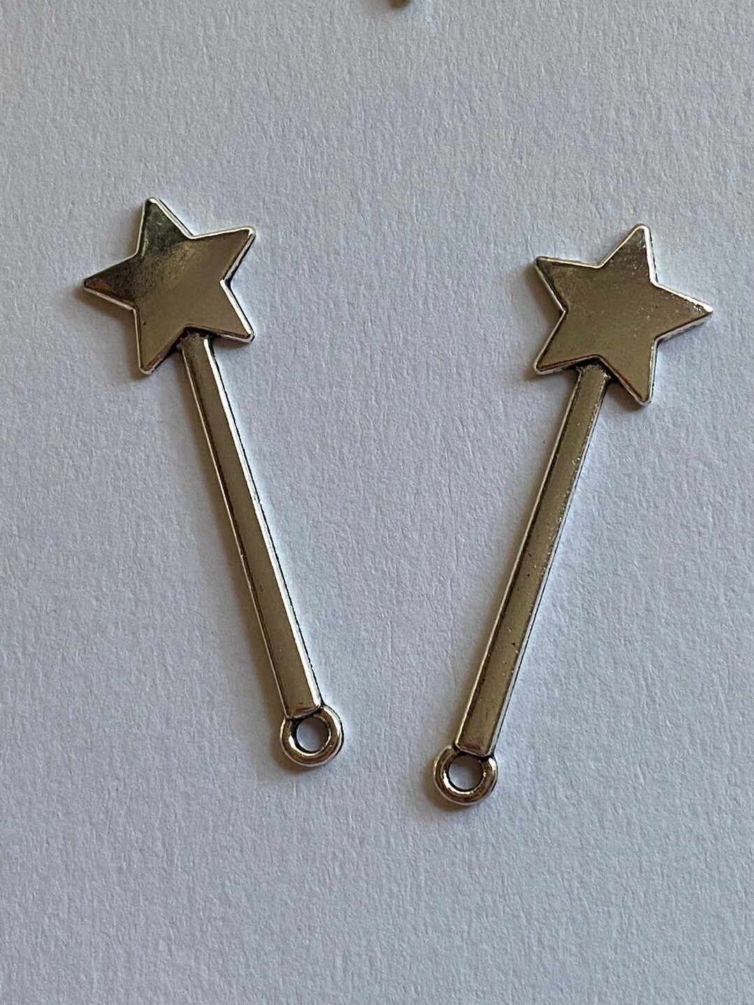 Fairy Magic Wand Charms, Tibetan Silver Magic Wand Pendant, Fairy Tale ...