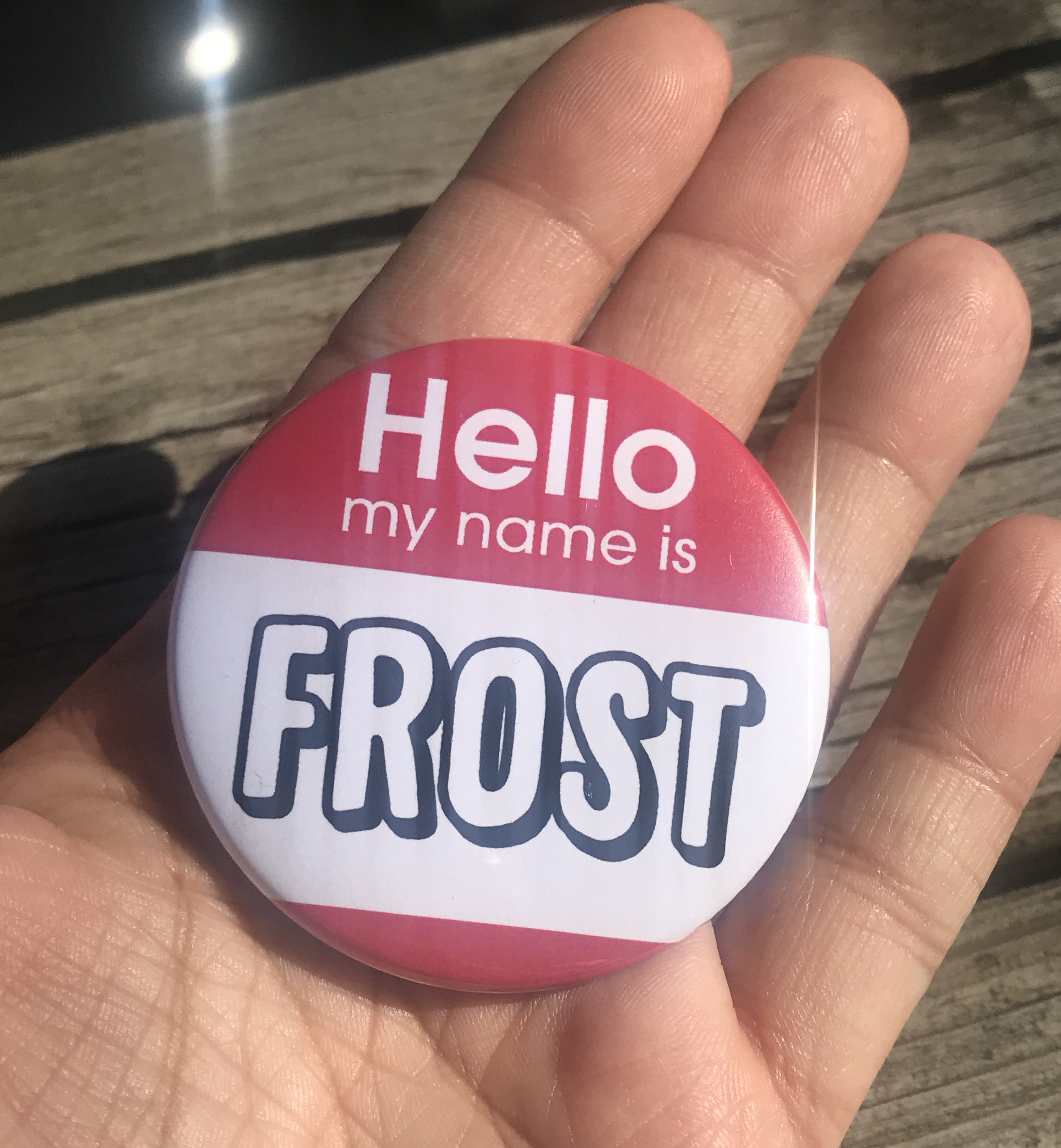 Hello My Name is Name Tag Customizable Name Font Color | Etsy