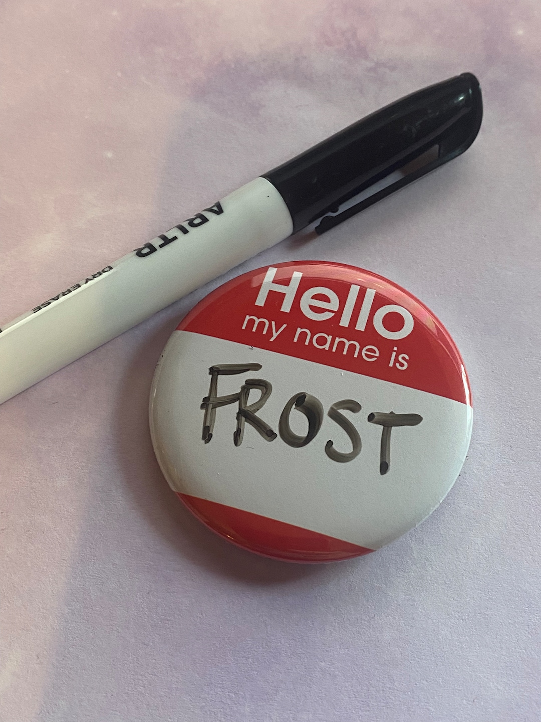 Hello My Name is - Name Tag - Color, Pinback Button, 2.25", Good for ...