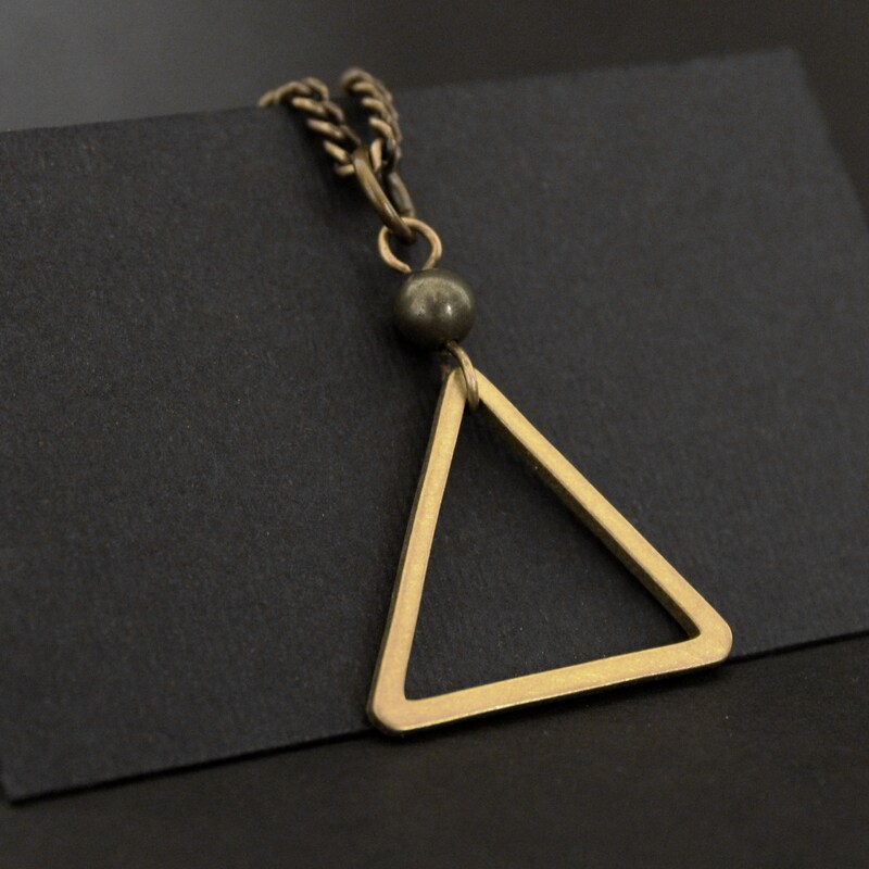Triangles Necklace - Etsy