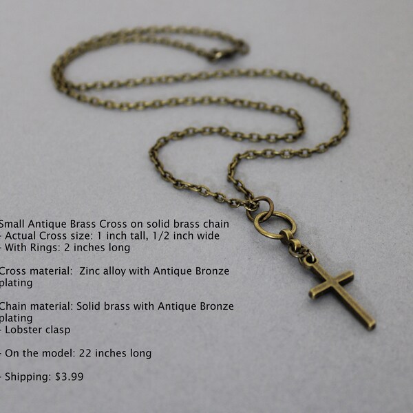 Small Metal Cross - Etsy