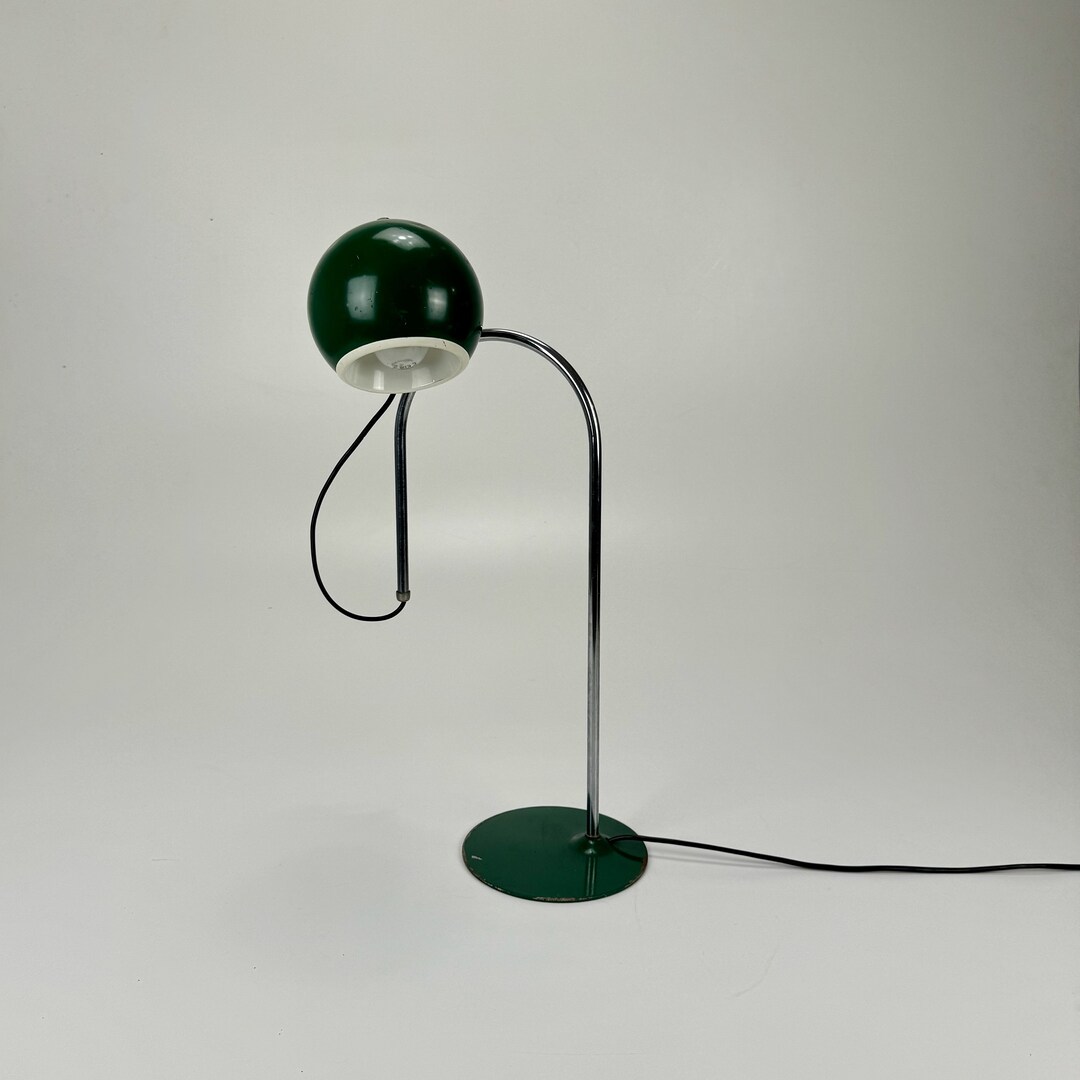 Mid Century Modern Atomic Eyeball Desk / Table Lamp / Space Age ...