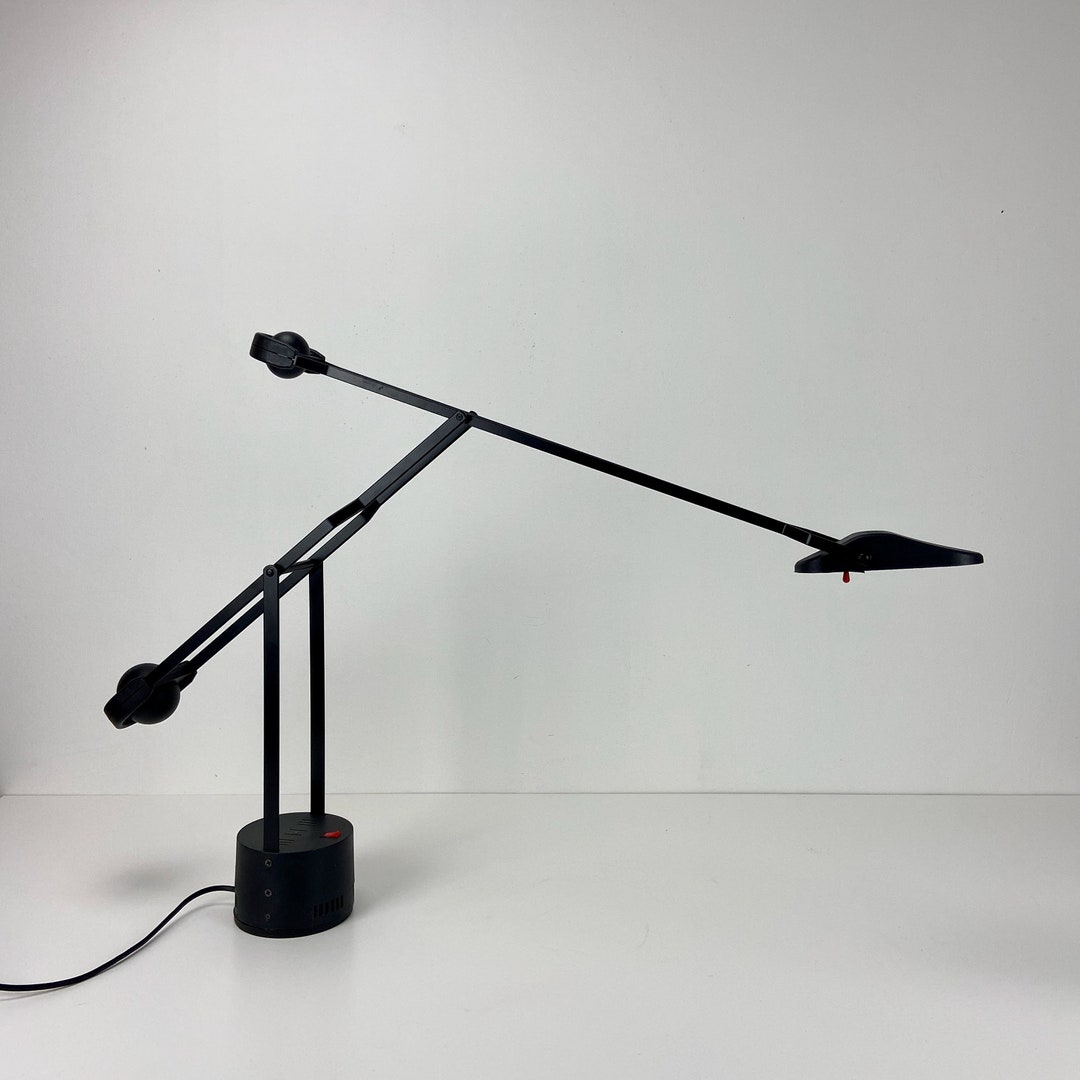 Vintage Stilpast Counterweight Halogen Desk Lamp / Articulating Desk ...