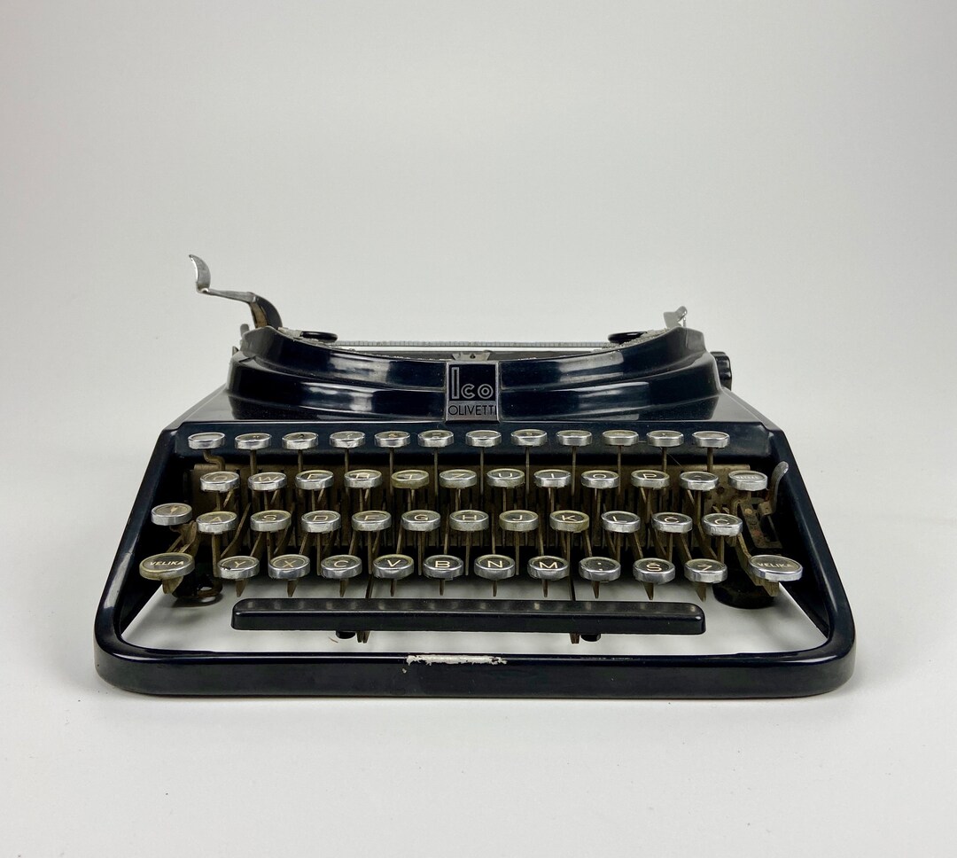 Iconic Olivetti Mp1 Ico Typewriter / 1940's / Glossy Black - Etsy