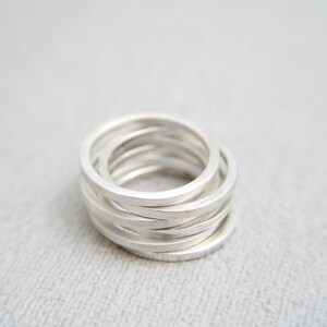 Stacking Rings, Simple Rings, Minimalist Rings, Silver Jewellery ...