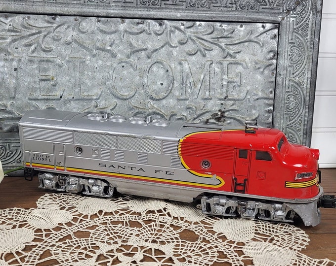 1940s Post War 2333-20 type III Santa Fe Dummy Train Engine by the ...