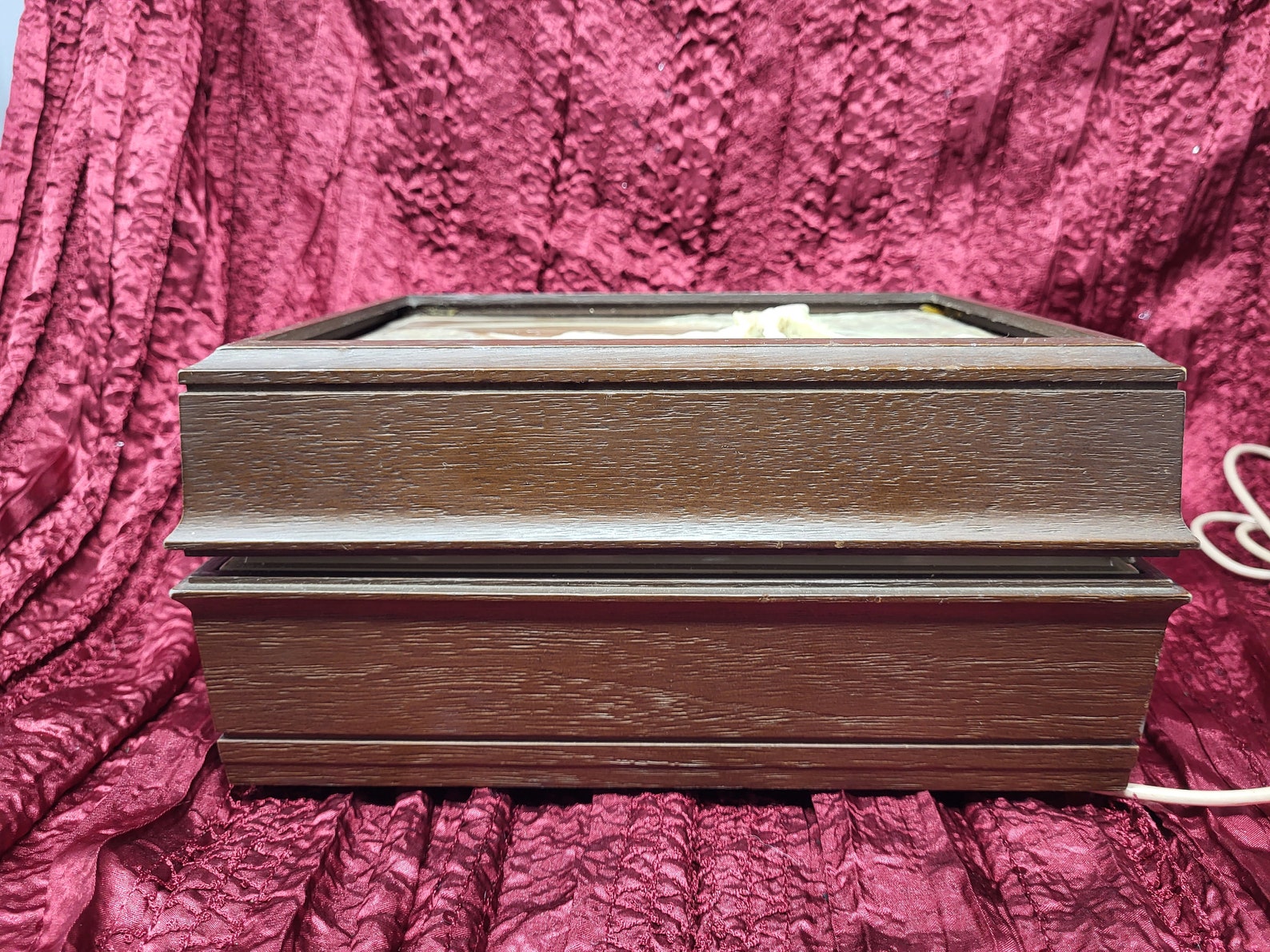 Hidden Rotary Telephone Mid Century Executive Wood-style Box - Etsy