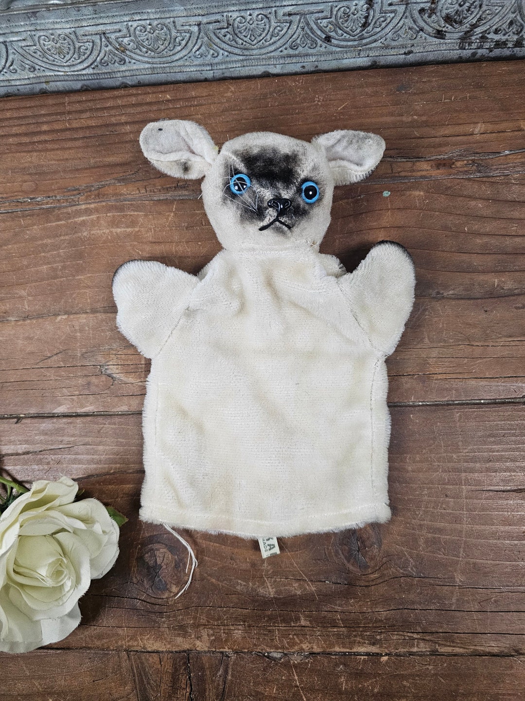 Vintage 1960s Kamar Siamese Cat Hand Puppet - Etsy