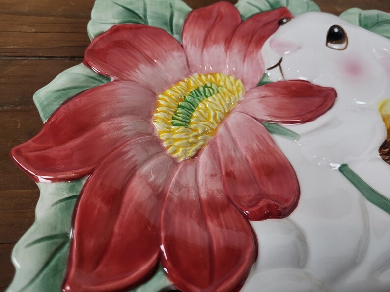 Retired Fitz and Floyd Bunny Blooms 10 Canope Plate - Etsy