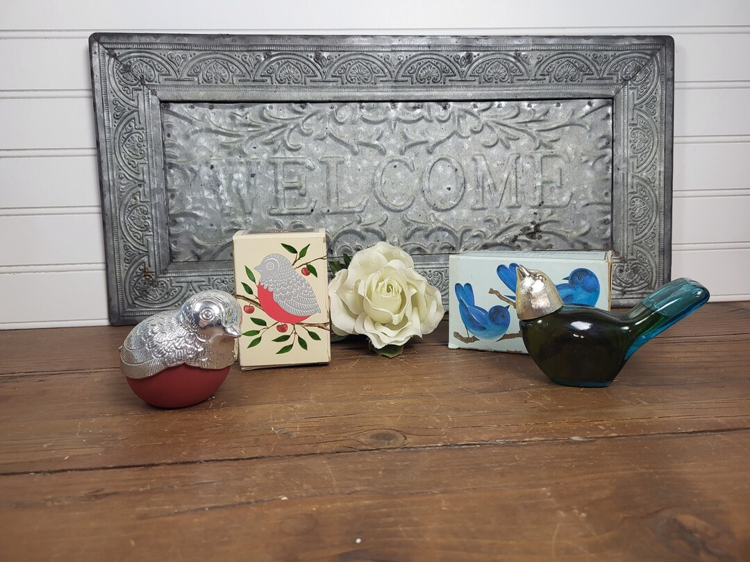 1970's Vintage Avon - Choose From Bird of Happiness or Robin Red Breast ...