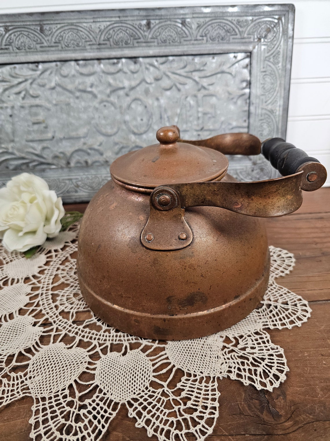 Vintage Tagus R 52 Copper Teapot With Black Wood Handle - Etsy