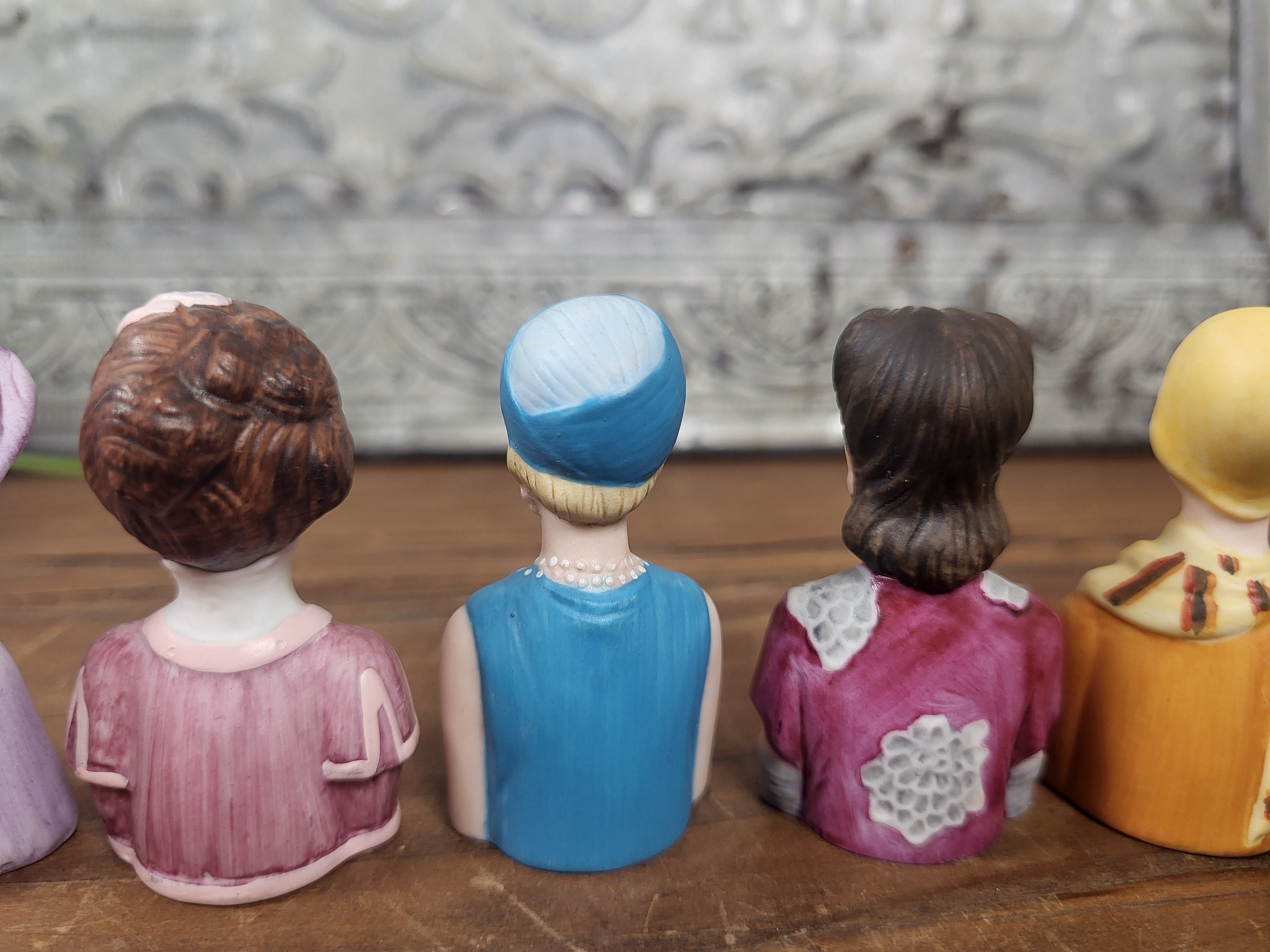 Complete 8-piece Set of ‘ladies Fashion Through the Years’ Porcelain ...