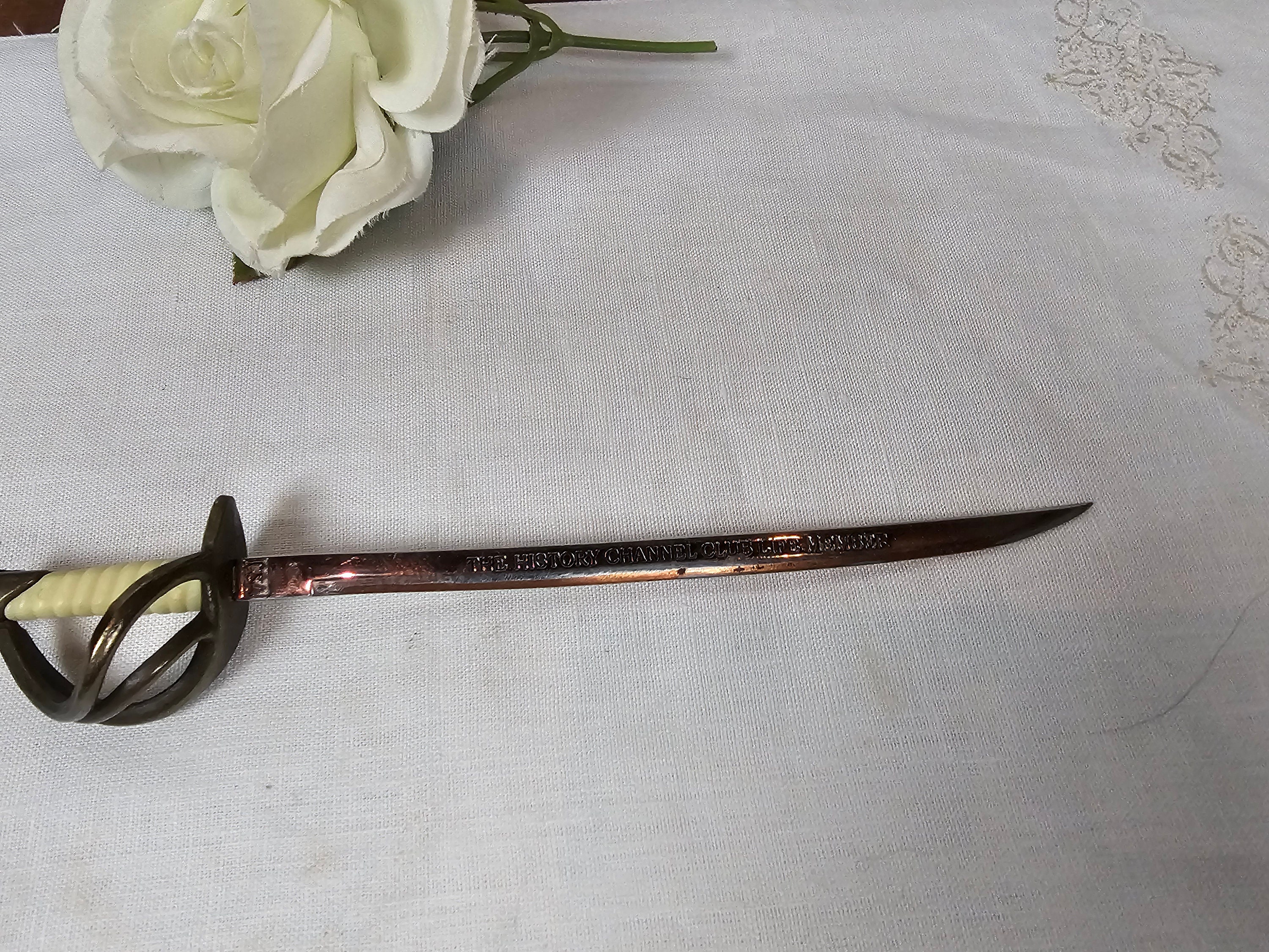 The History Channel Club CSA Sword Letter Opener the History Channel ...