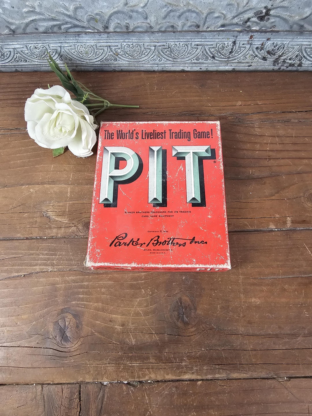 1962 Pit Card by Parker Brothers - Bull and Bear Game - Etsy