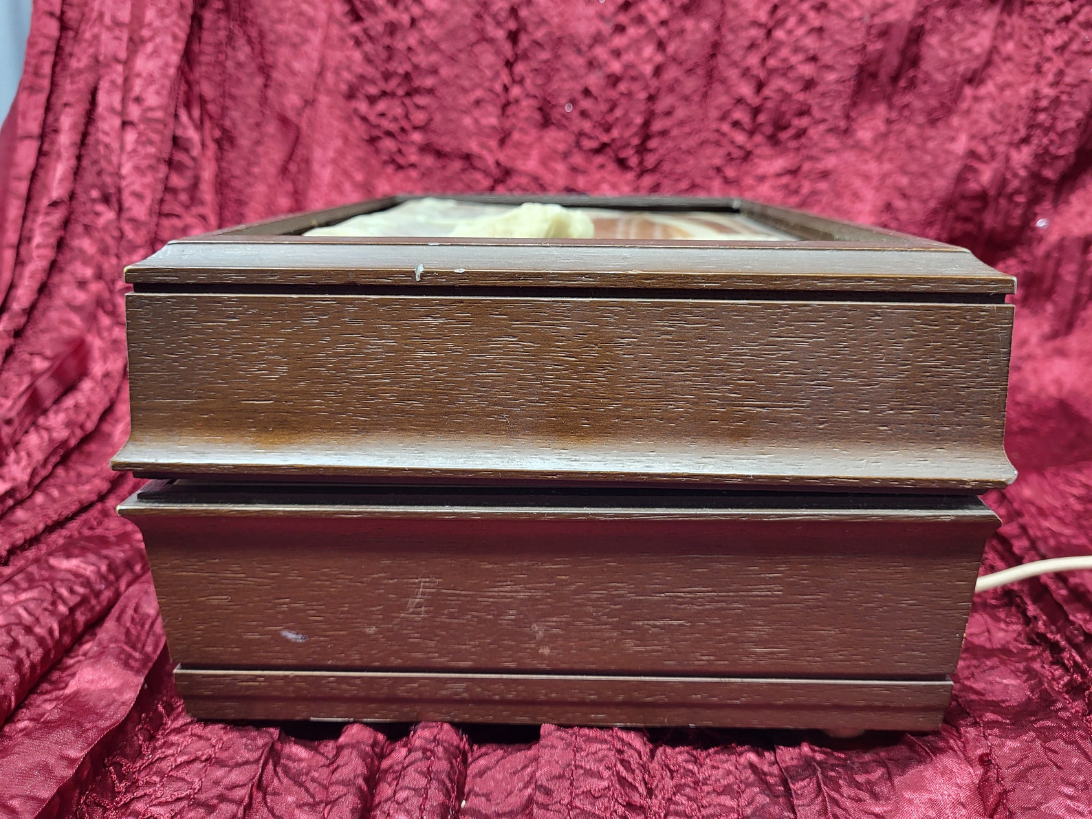 Hidden Rotary Telephone Mid Century Executive Wood-style Box - Etsy