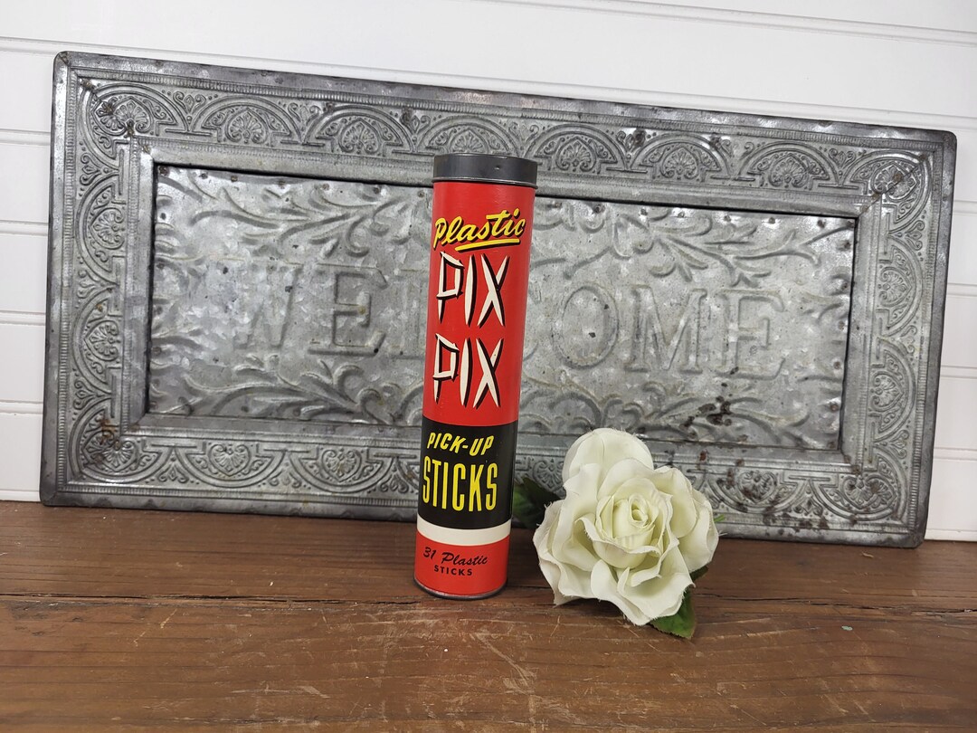 Vintage Plastic Pix Pix Pick-up Sticks Game - Whitman Publishing Co ...