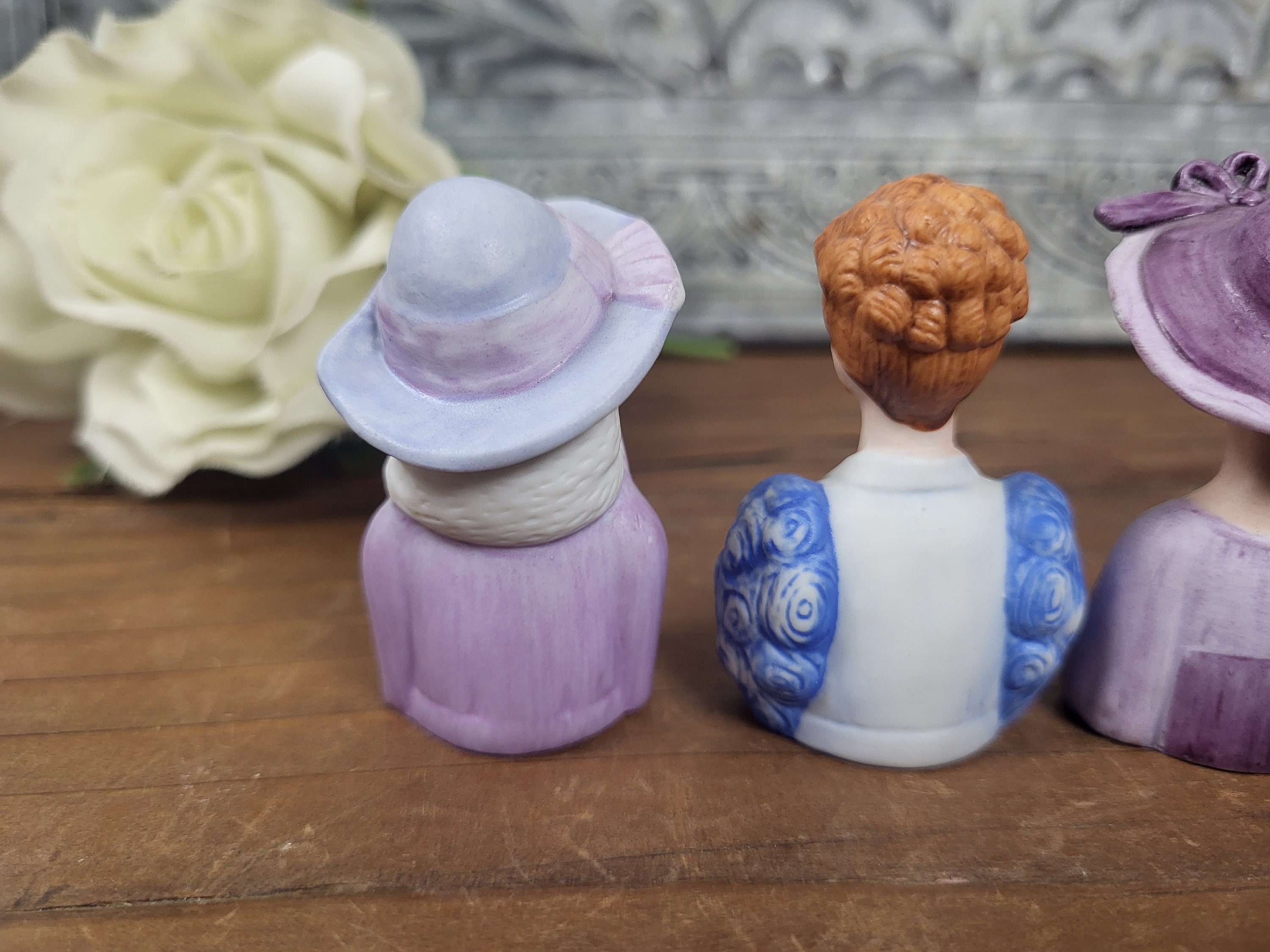Complete 8-piece Set of ‘ladies Fashion Through the Years’ Porcelain ...