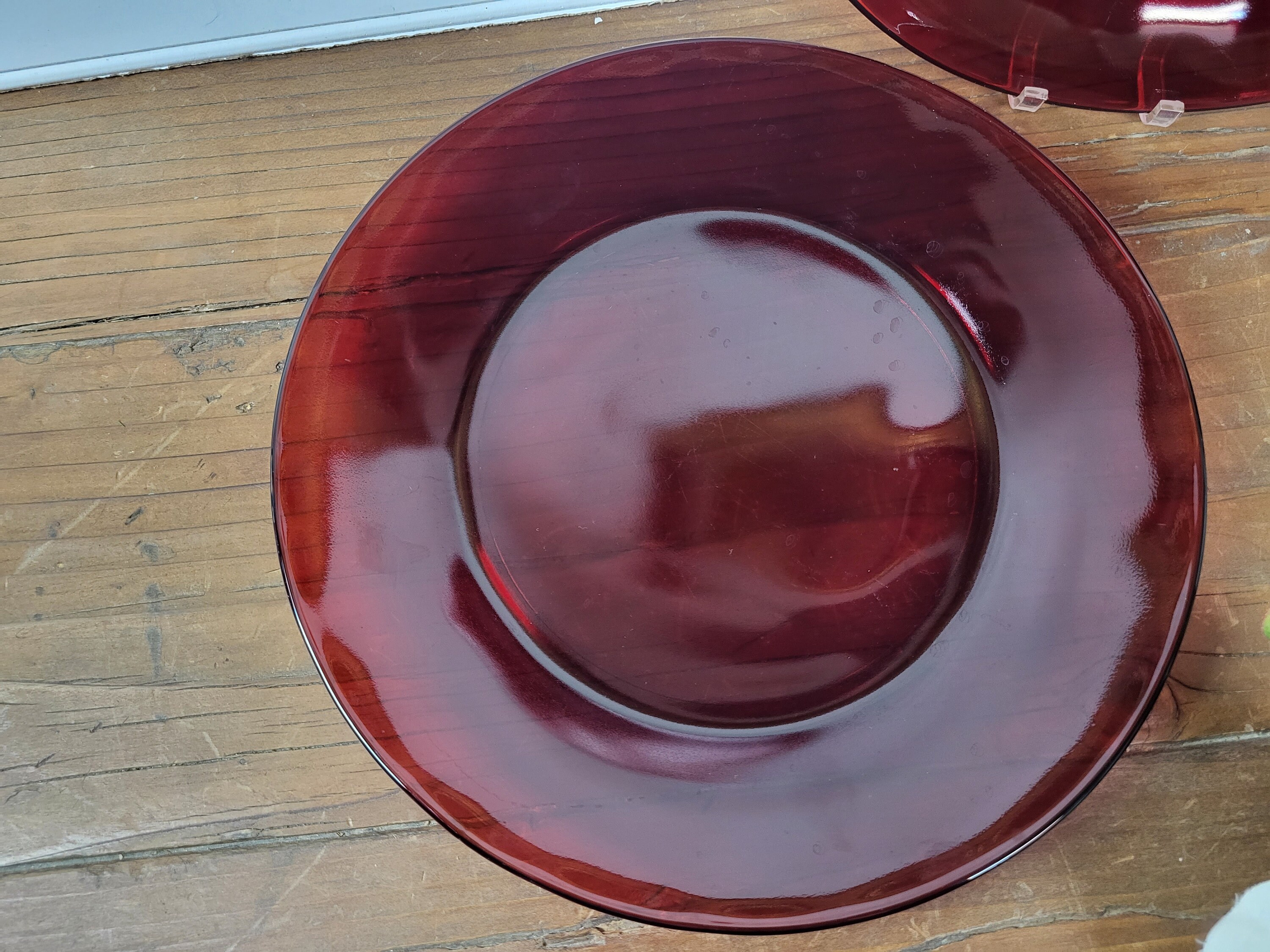 Anchor Hocking R1700 Royal Ruby 9 Dinner Plates Set of 2 - Etsy