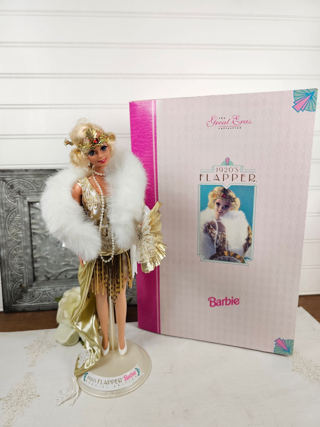 1993 1920s Flapper Barbie - Great Eras Collection - NOS - #2249 - Etsy