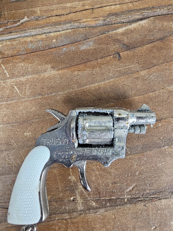 Vintage Trueno Redondo Miniature Cap Gun Keychain - S… - Gem