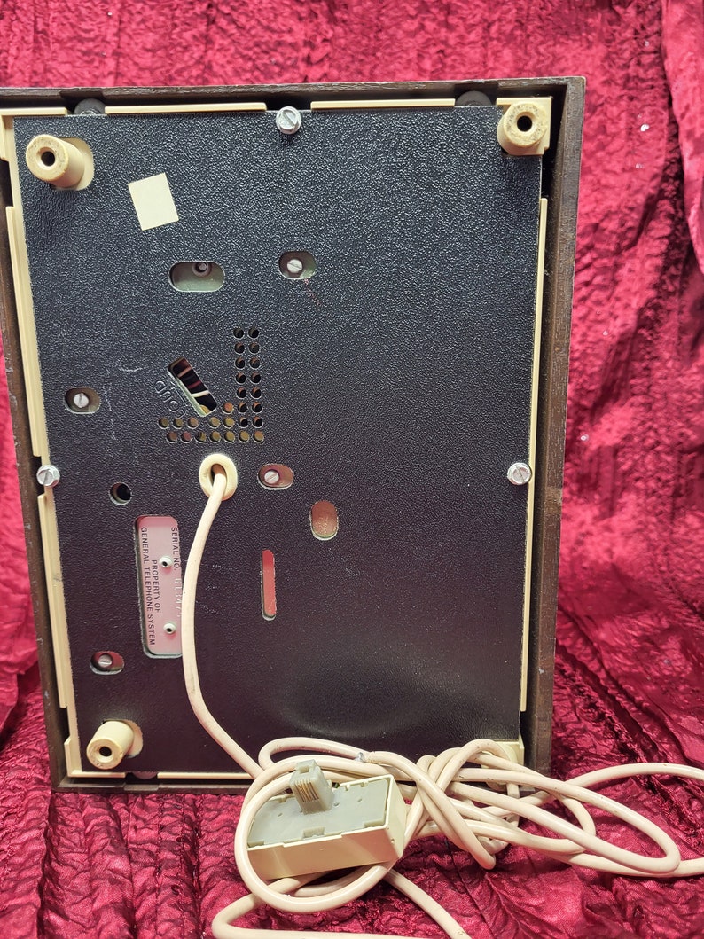 Hidden Rotary Telephone Mid Century Executive Wood-style Box - Etsy