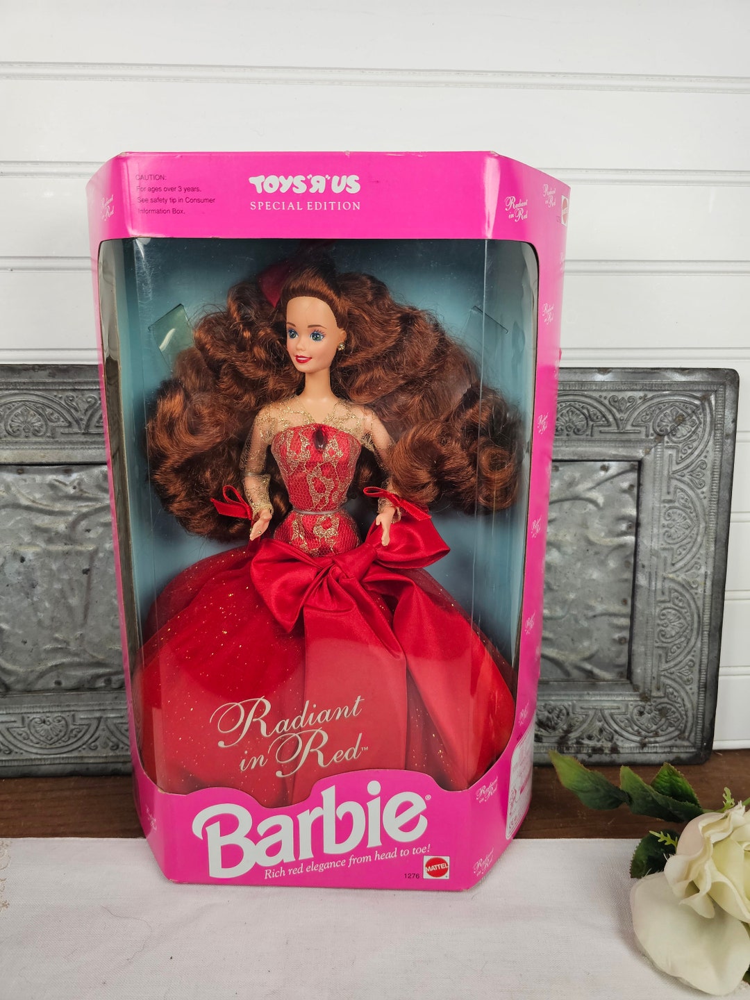1992 Radiant in Red Barbie - Toys R Us Special Edition - NOS - #1276 - Etsy