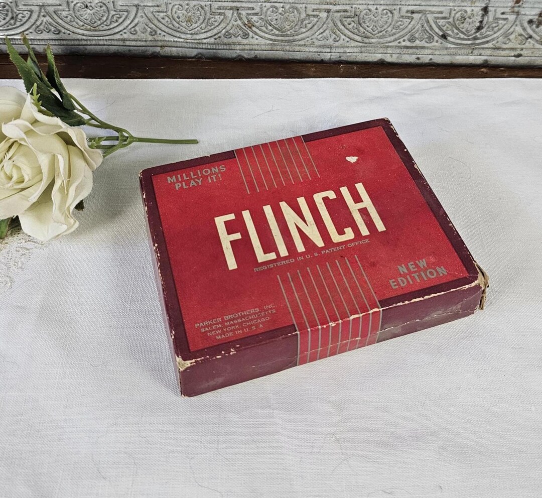 Vintage Parker Brothers Flinch - 1951 Version - Family Game Night ...