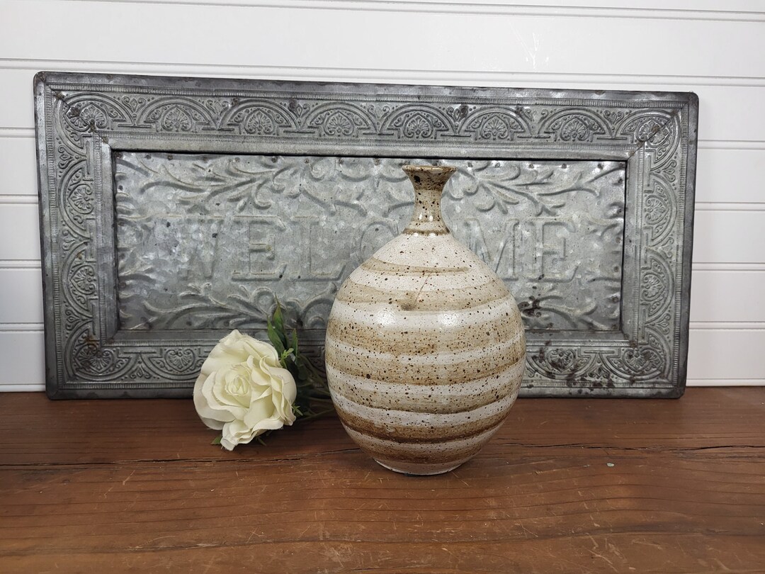 Studio Pottery Vase or Jug - Signed by Artist, Barbara Kay Goldstein - Etsy