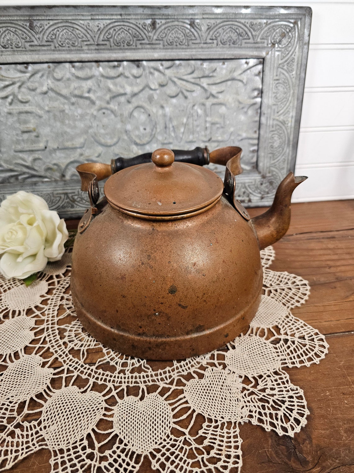 Vintage Tagus R 52 Copper Teapot With Black Wood Handle - Etsy