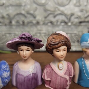Complete 8-piece Set of ‘ladies Fashion Through the Years’ Porcelain ...