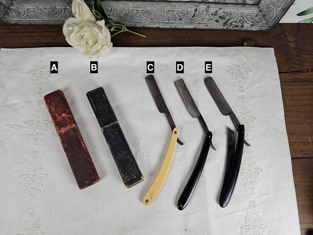 Antique Straight Razors and Coffins - Imperial Razor Co. - 5 to Choose ...
