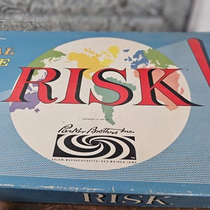 Original 1959 Risk Continental Game by Parker Brothers - First Edition ...