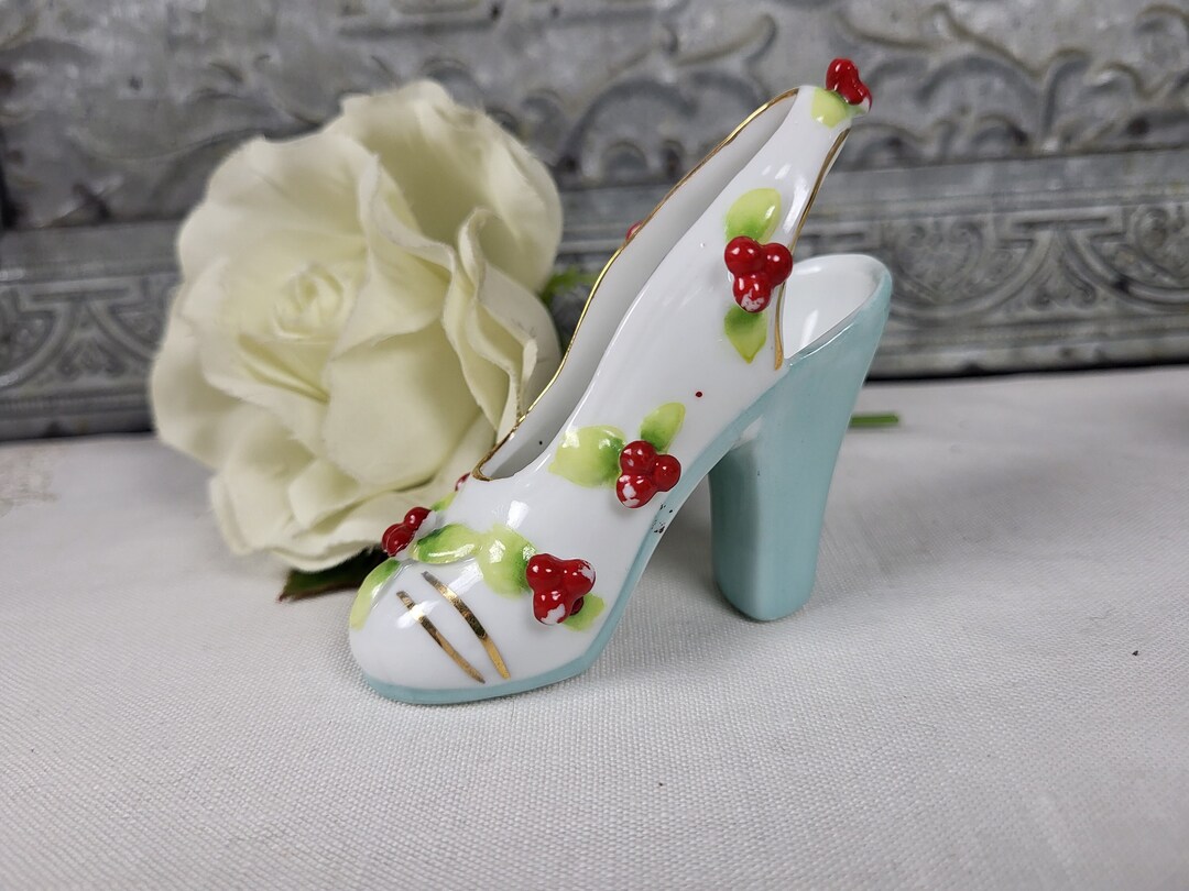 MCM Acme China High Heeled Porcelain Shoe Made in Japan - Etsy Canada