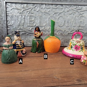 Vtg Souvenir Bell Lots - 3 to Choose From - Etsy