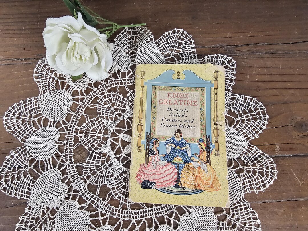 1933 Recipe Booklet ‘knox Gelatine Desserts, Salads, Candies and Frozen ...