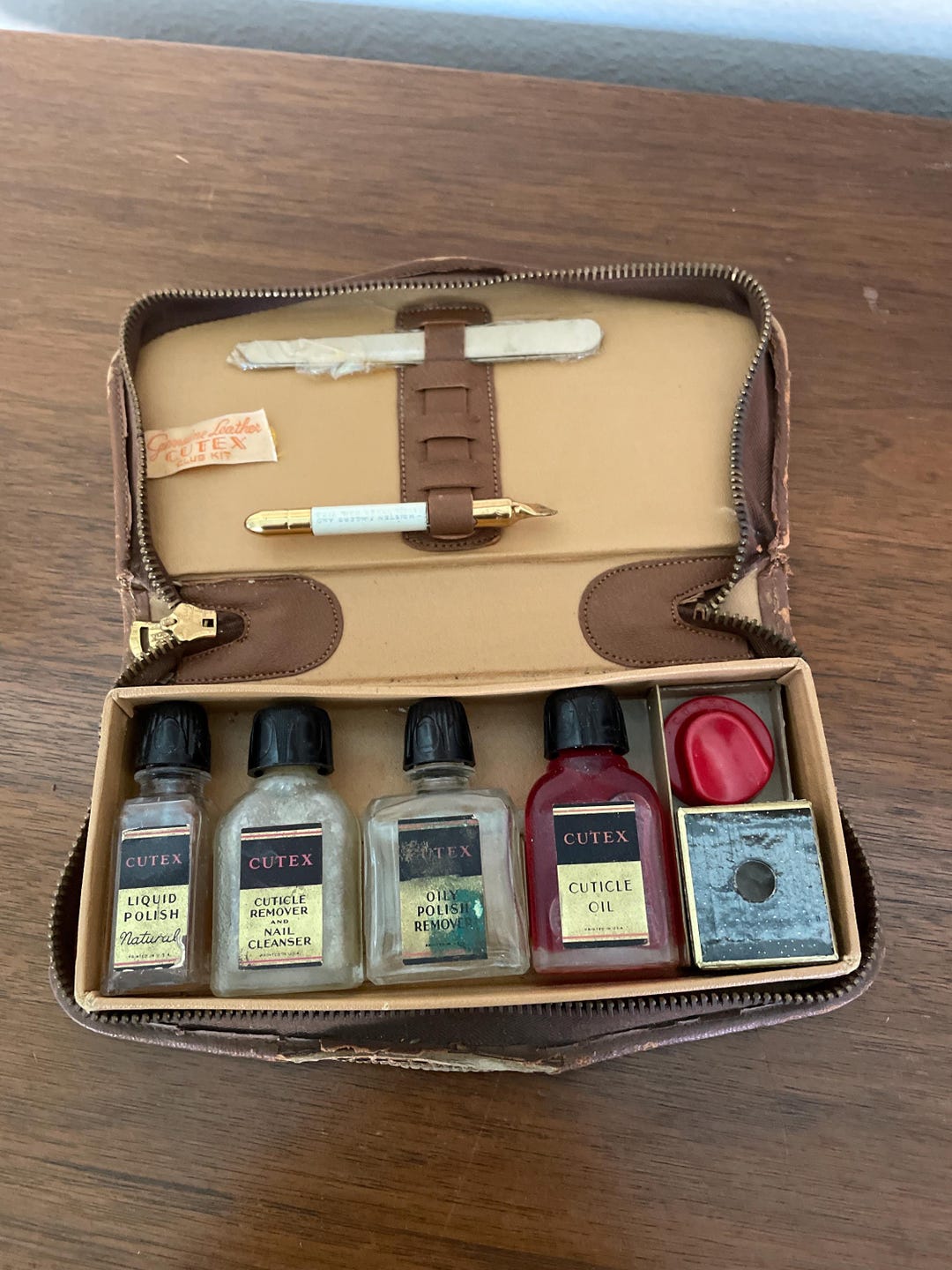 Vintage Manicure Set, 1940's Cutex Club Kit, Manicure Set in Case, 1940 ...