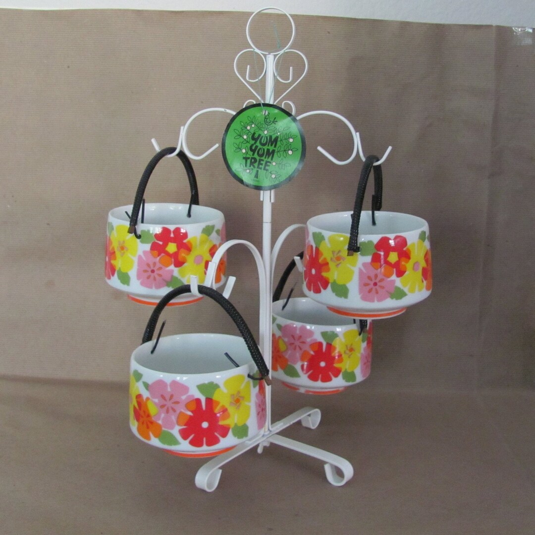 Vintage Yum Yum Tree, Bowls, 1960's Japan Yum Yum Tree Snack Set ...