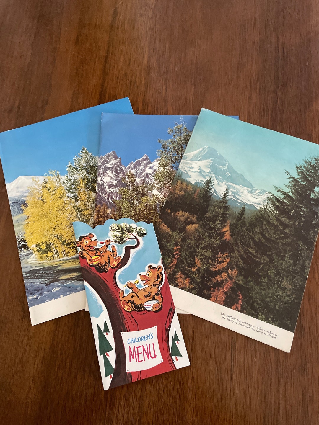 Vintage Train Menus, 1950's Union Pacific Railroad Challenger Domeliner ...