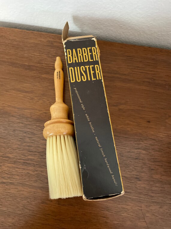 Vintage Barber Brush 1960s Sears Barber Duster Hair Etsy