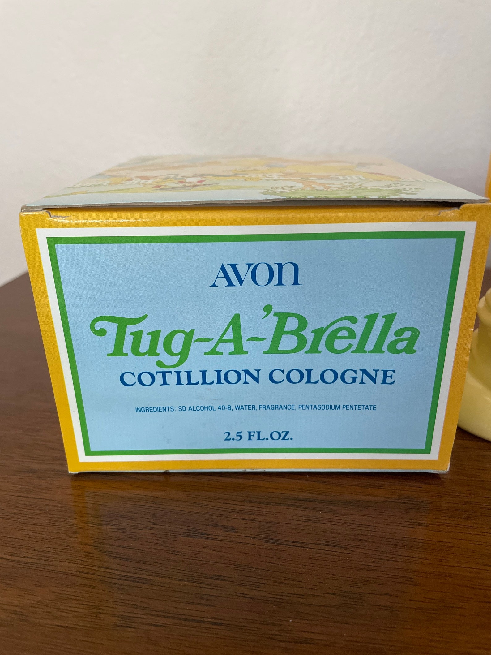 Vintage Avon Cologne Bottle, NOS, 1970's Avon Tug A Brella, Boy With ...