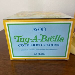 Vintage Avon Cologne Bottle, NOS, 1970's Avon Tug A Brella, Boy With ...