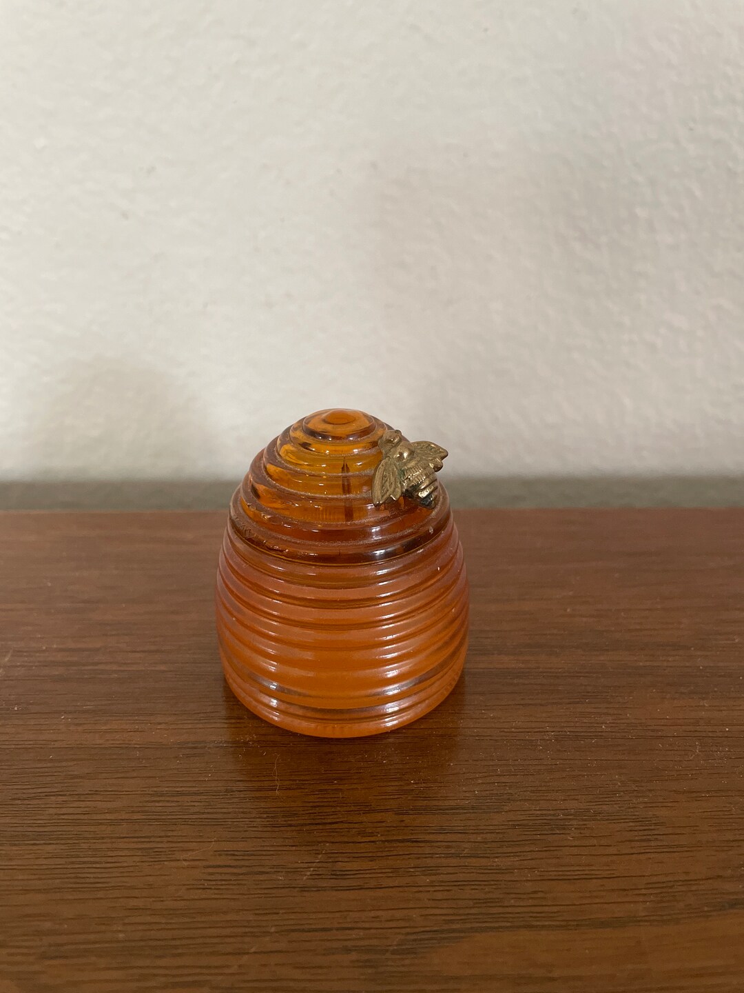 Vintage Avon Honey Bee Jar, 1970's Avon Glass Bee Hive Jar, Honey Jar ...